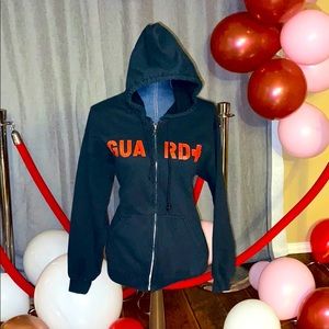 Gildan | Tops | Real Life Guard Zip Up Hoodie | Poshmark